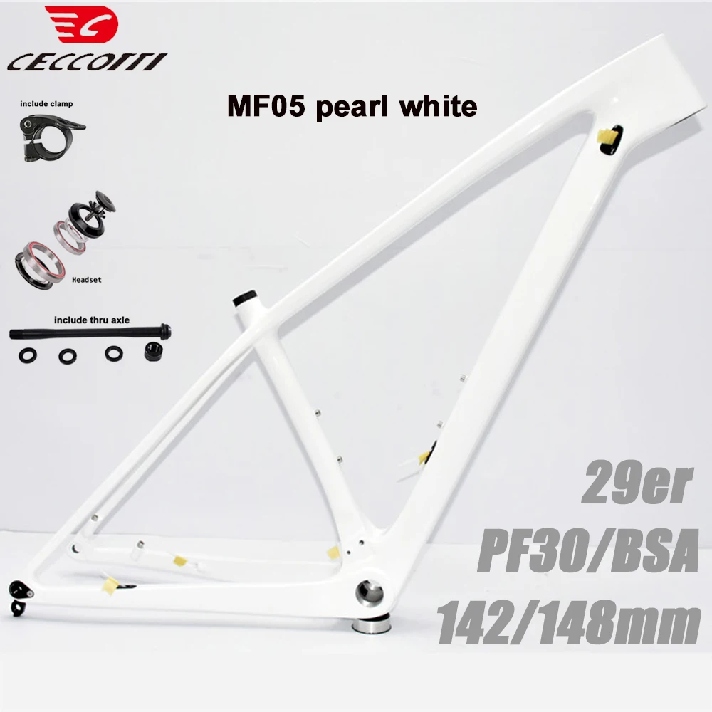 CECCOTTI MF05 Color Carbon Bike Frame DIY 29er MTB 142 Or 148mm Boost ...