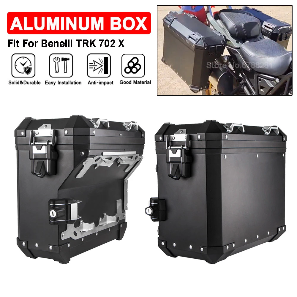 Aluminum Box Stainless Steel Luggage Rack For Benelli TRK702X TRK 702 X ...
