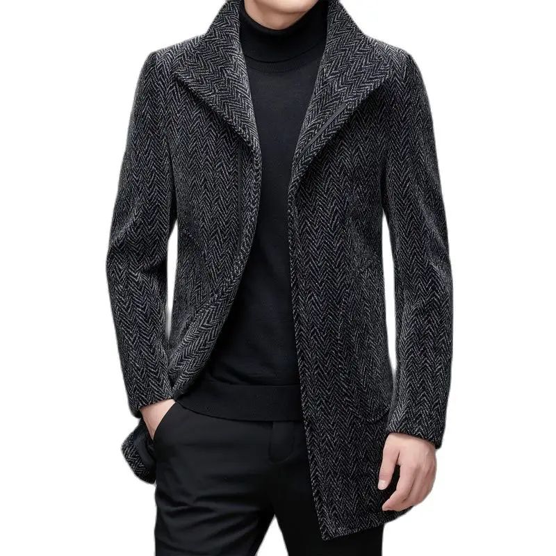 Casaco-de-trincheira-casual-masculino-BATMO-jaquetas-grossas-plus-size ...
