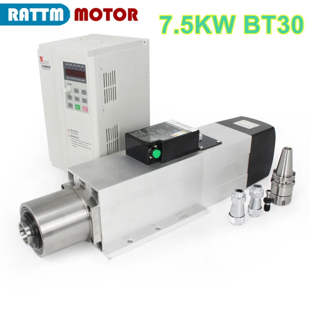EU-Stock-7-5KW-BT30-CNC-Air-Cooled-ATC-Spindle-Motor-Kit-380V-24000rpm ...