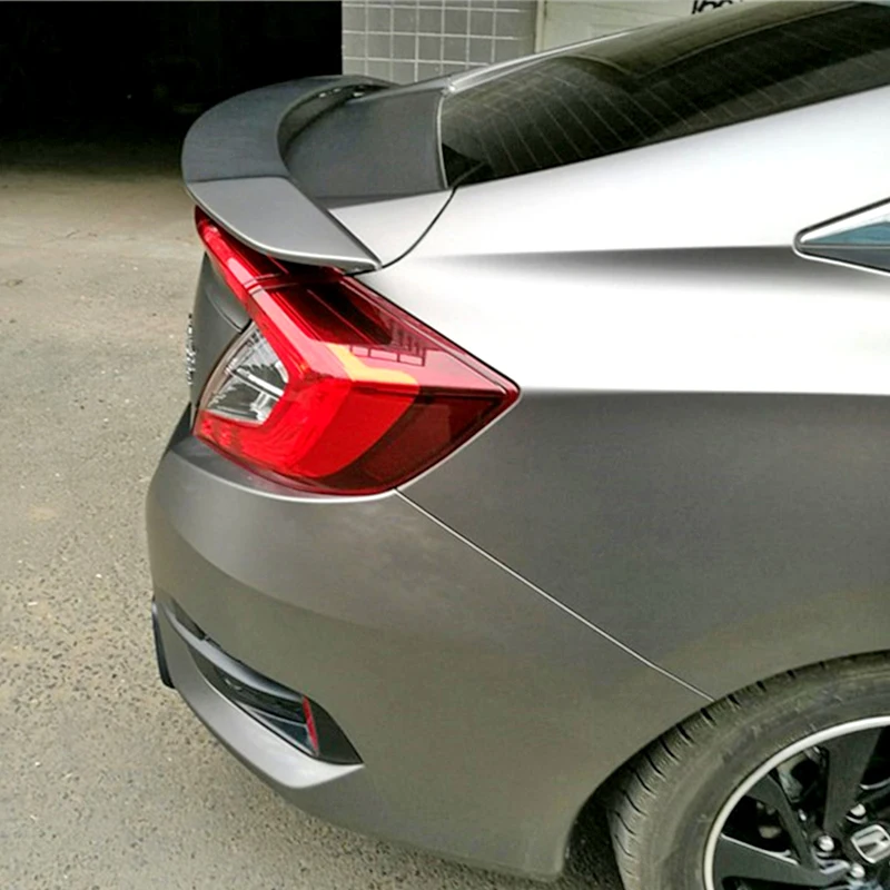 For-Honda-Civic-Spoiler-2016-2018-Rear-Trunk-Lid-Car-Spoilers-Wing-ABS ...