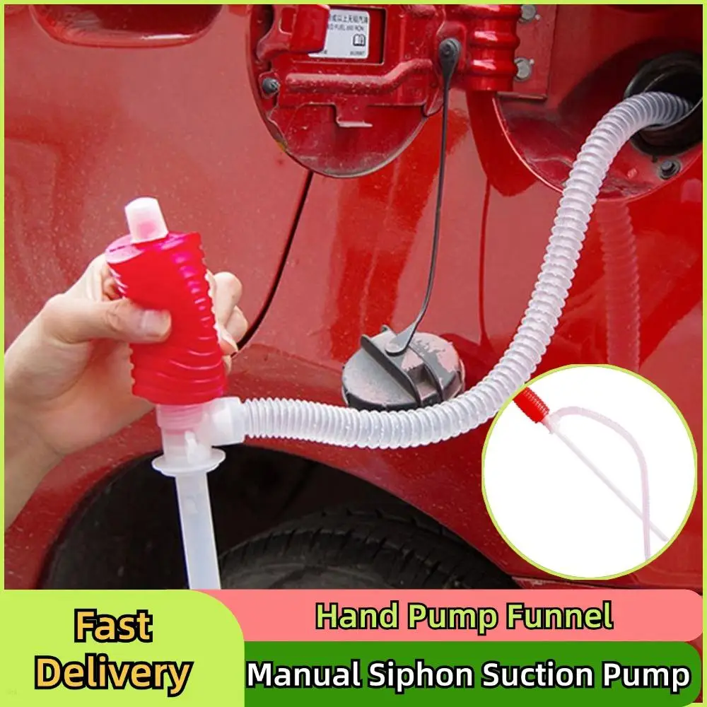 Manual Siphon Suction Pump Water Chemical Liquid Pump Portable Car ...