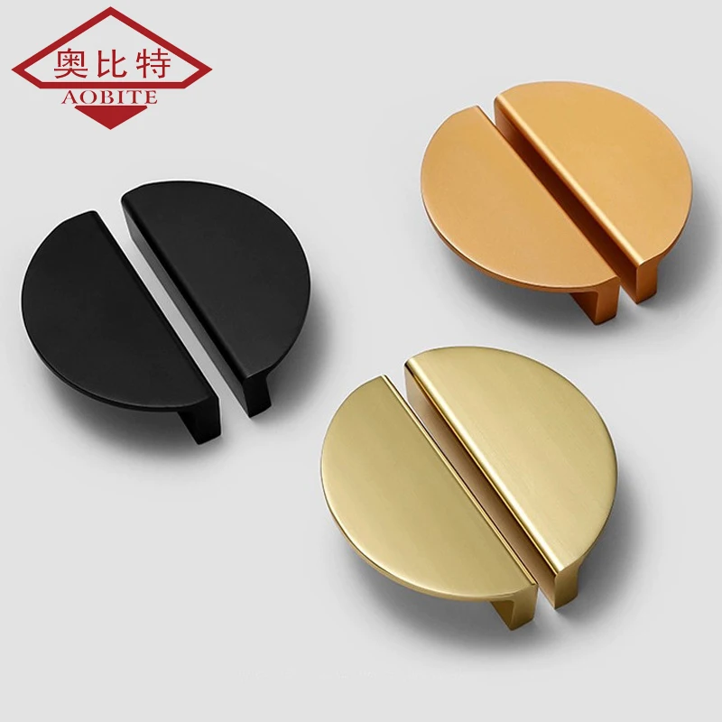 AOBT-Gold-Triangle-Kitchen-Cabinet-Storage-Handles-Dressers-Cupboard ...