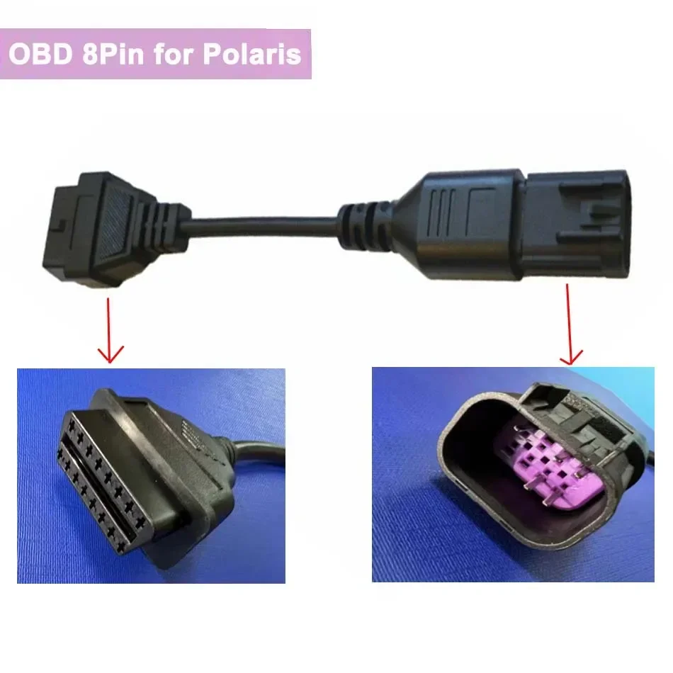 ATV-Motorcycle-Connection-Line-OBD2-16PIN-To-8-Pin-Cable-for-Polaris ...