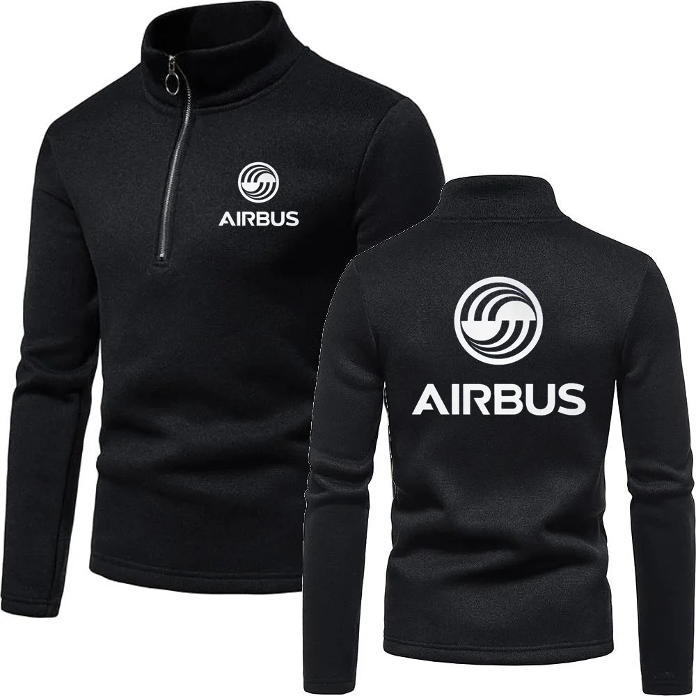 AIRBUS-AVIATION-Flight-Sweaters-Airbusfan-A320-Zipper-Collar-Jersey-Man-Women-Turtleneck ...