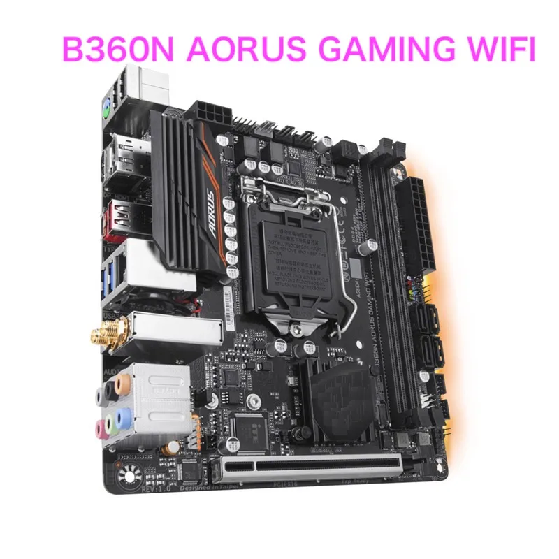 GIGABYTE B360N AORUS GAMING WIFI Motherboard 32GB LGA1151 DDR4 Mini-ITX Mainboard - laptop ...