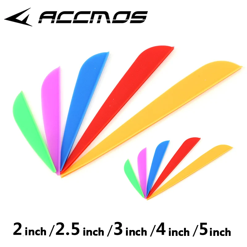 36pcs-2-2-5-3-4-5-inches-Arrow-Feathers-Fletching-Rubber-Vane-Drop ...