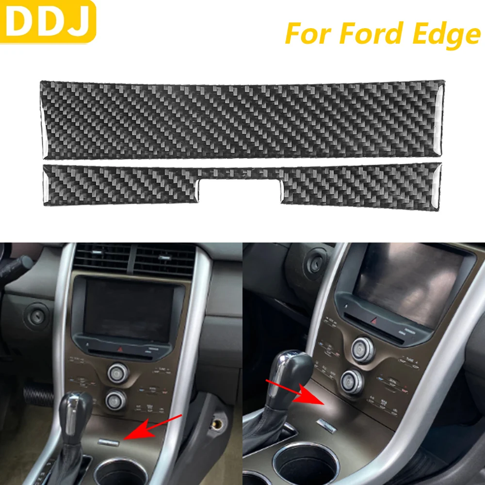 For Ford Edge 2011-2014 Carbon Fiber Central Control Lower Panel ...