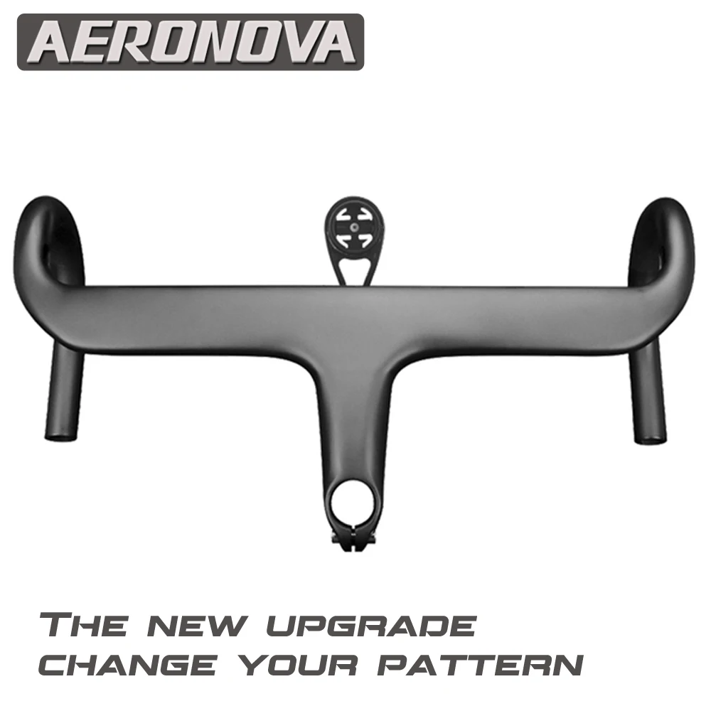 Carbon-Handle-Road-Bike-28-6-Integrated-Carbon-Handlebar-Bicycle-Flat ...