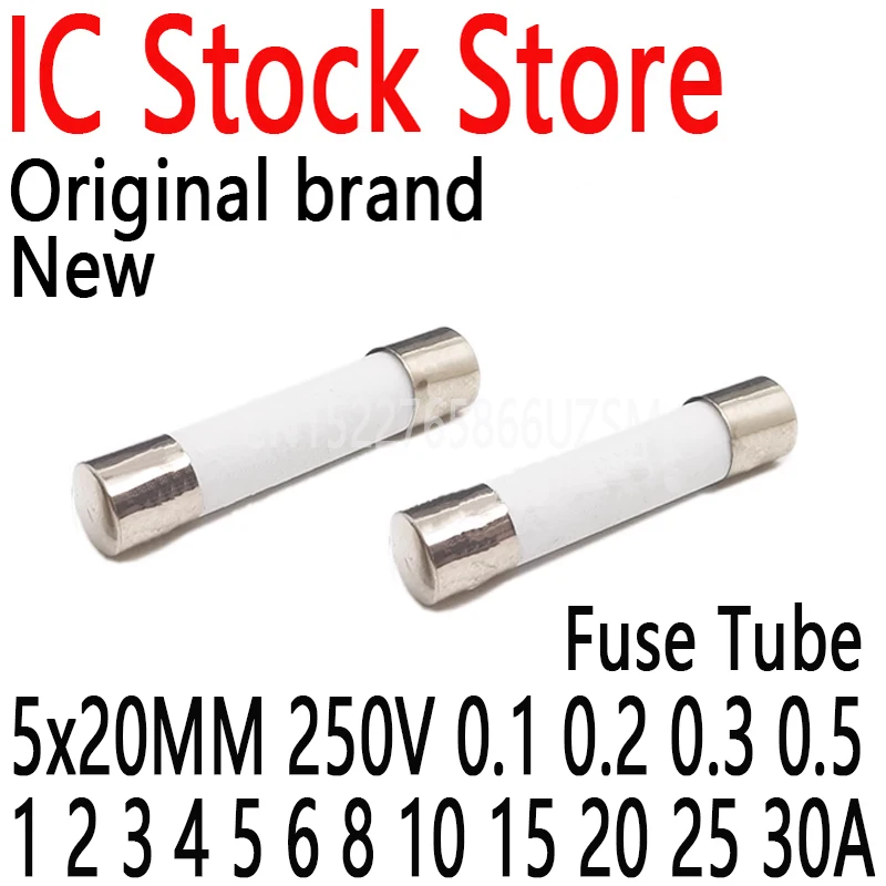 20PCS-5-20mm-Fast-Blow-Tube-Fuses-AMP-Fuse-Ceramic-fuse-5x20MM-250V-0-1 ...