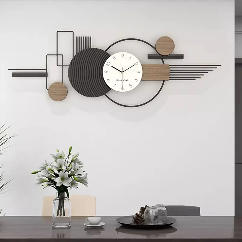 Art-Mural-Wall-Clocks-Luxury-Living-Room-Interior-Aesthetic-Big-Size ...