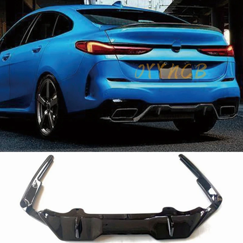 For-BMW-F44-M235i-2020-2022-M-Sport-Rear-Lip-Diffuser-ABS-Gloss-Black ...