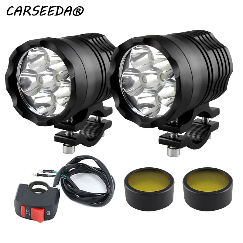 Motorcycle-12V-Front-Spotlight-Fog-Lamp-Headlights-FOR-YAMAHA-XV950 ...