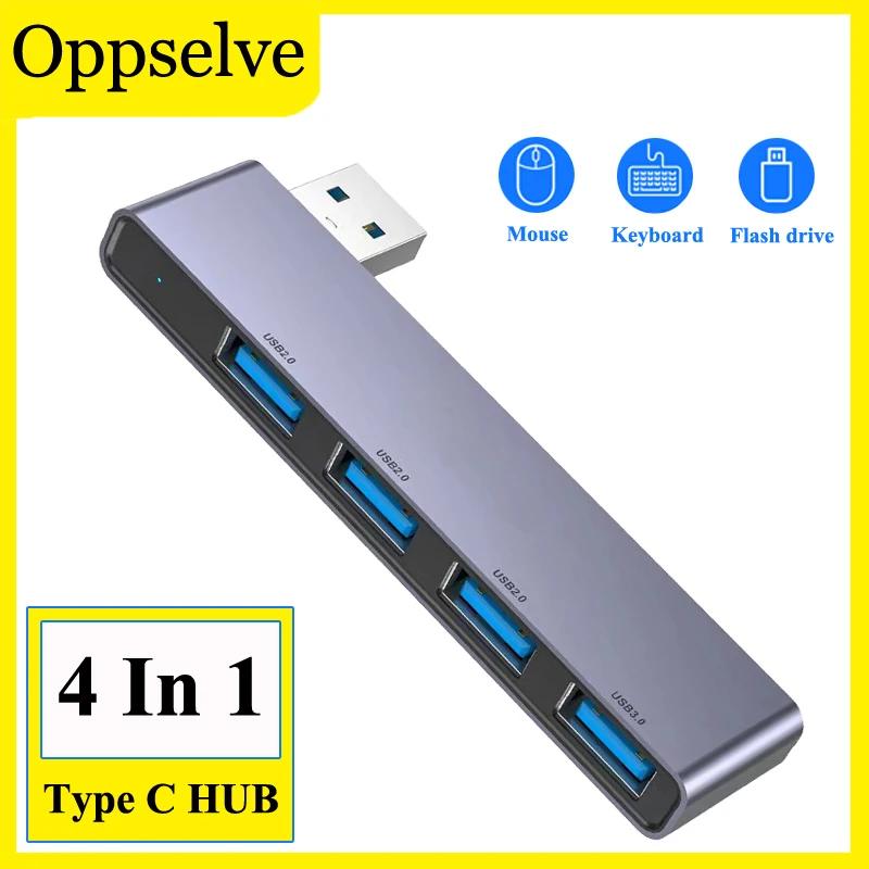 4 In 1 USB HUB Dock Station Fast Data Transfer USB 2.0 Adapter For ...