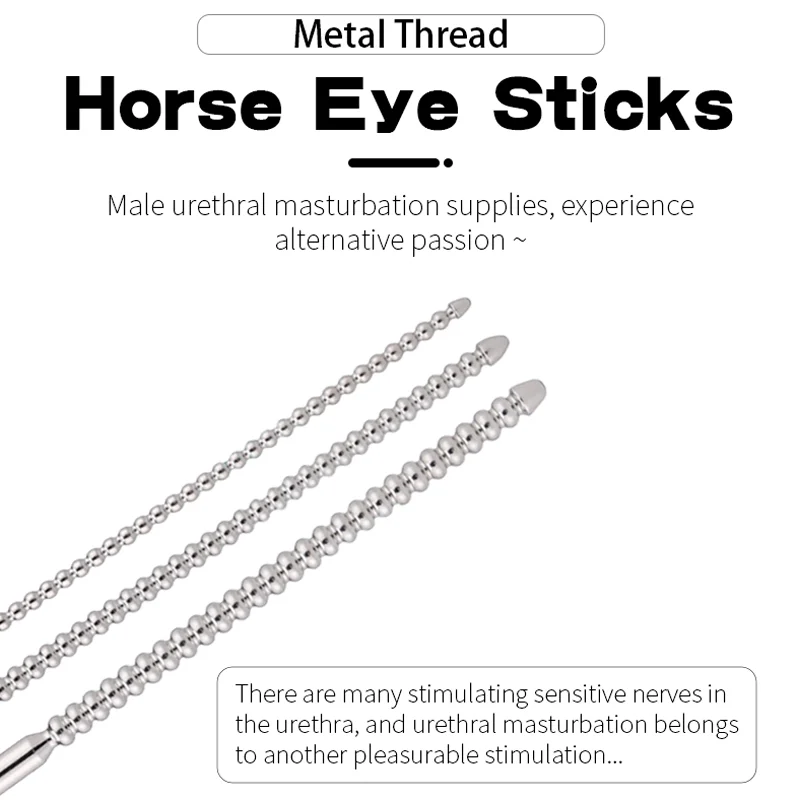 Bdsm 6/8/10mm Stainless Steel Urethral Penis Plug Urethral Dilators ...