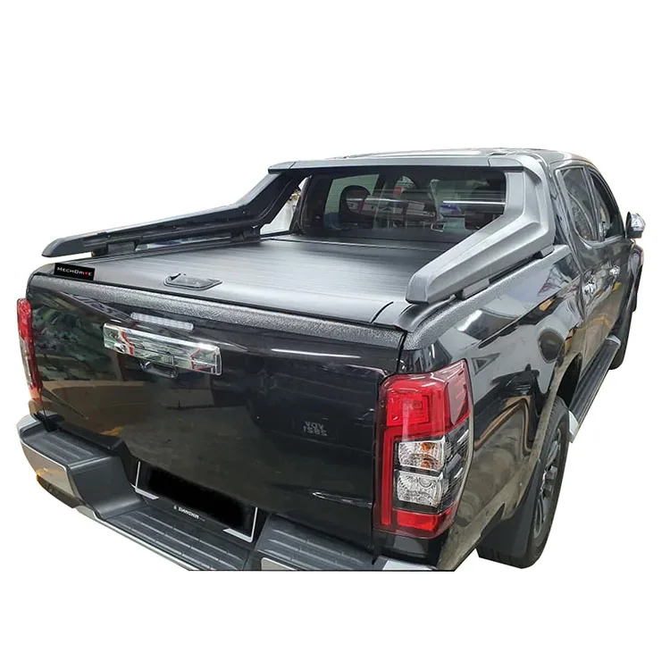 Aluminum-Retractable-Pickup-Truck-Bed-Cover-Tonneau-Cover-For-Ford ...