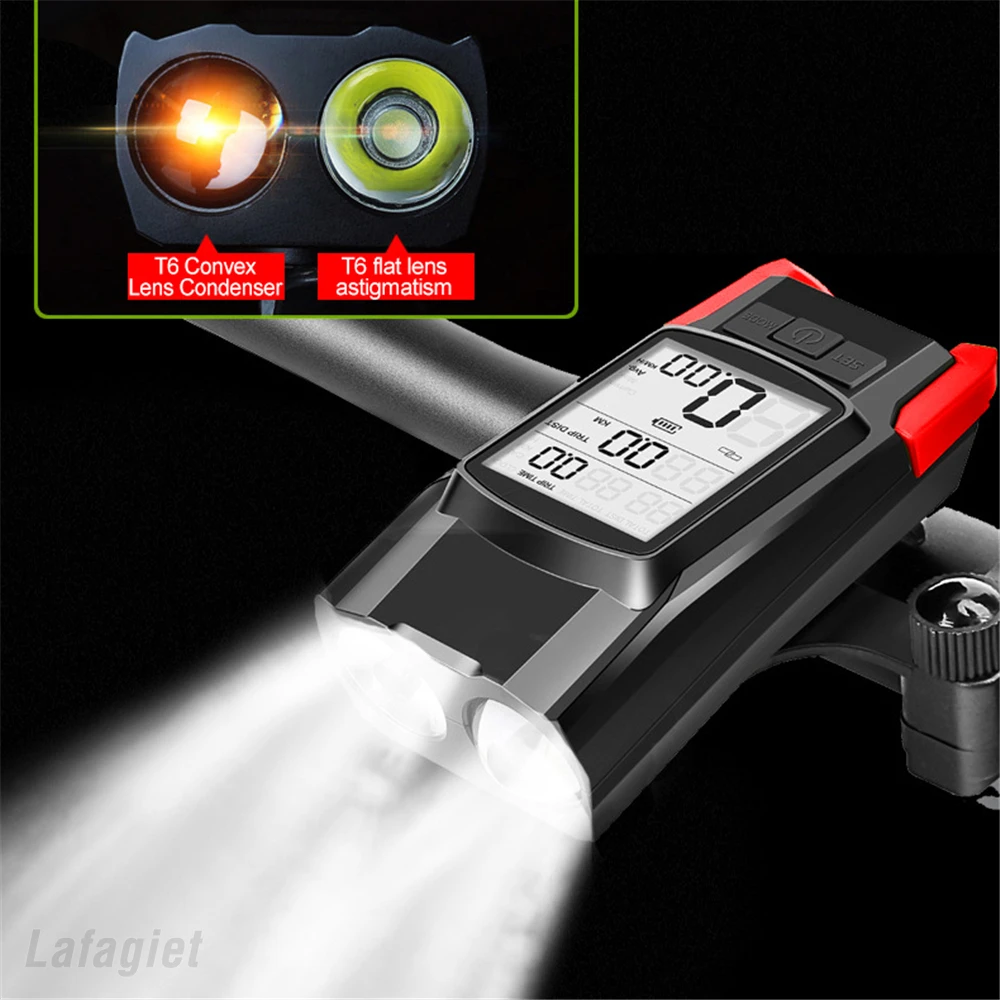 New-Wireless-Bike-Computer-Light-Bicycle-Light-Outdoor-Night-Cycling ...