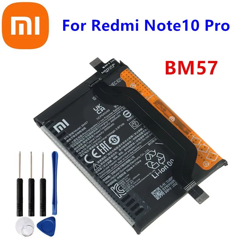 100-Xiaomi-Original-Battery-BM57-For-Xiaomi-Redmi-Note-10-Pro ...