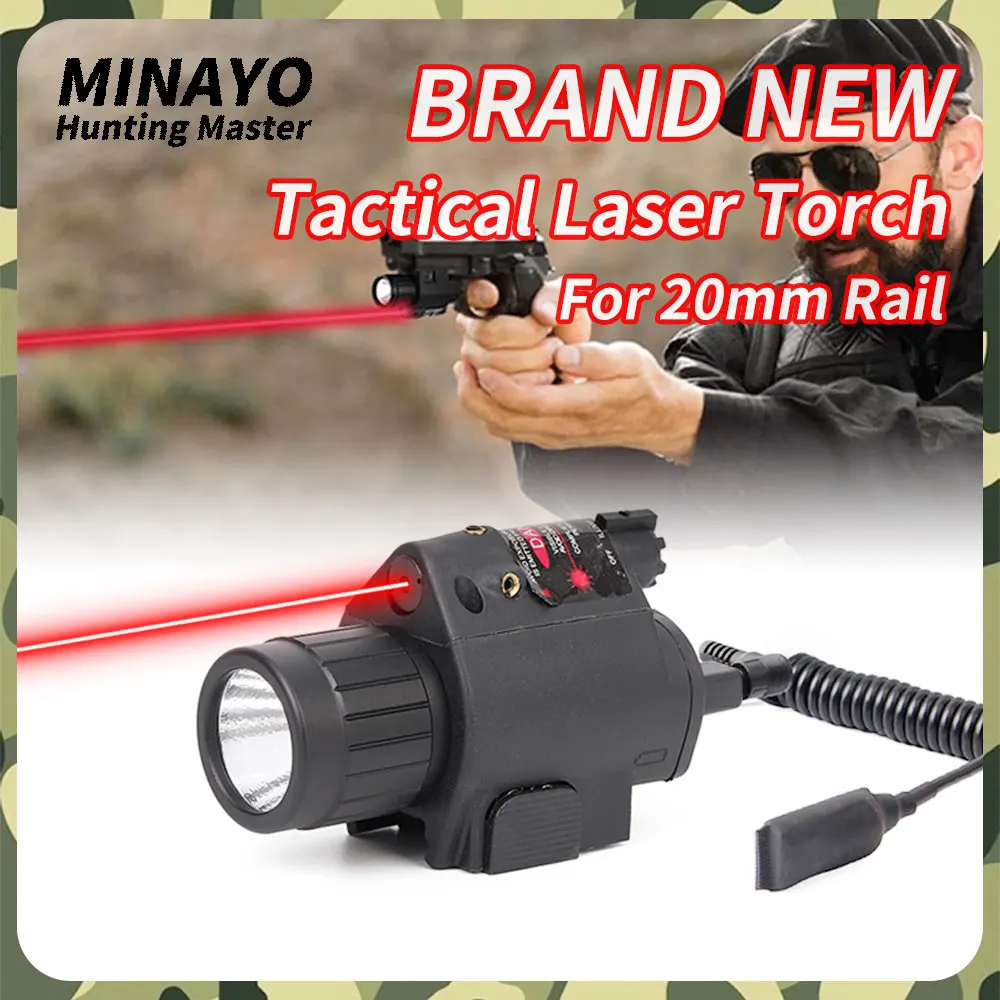 Tactical-Red-Green-Dot-Laser-Sight-Flashlight-200-Lumen-Searchlight-for ...