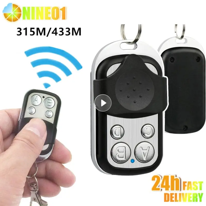 4 Buttons Electric Garage Door Gate Opener Universal Copy Remote ...