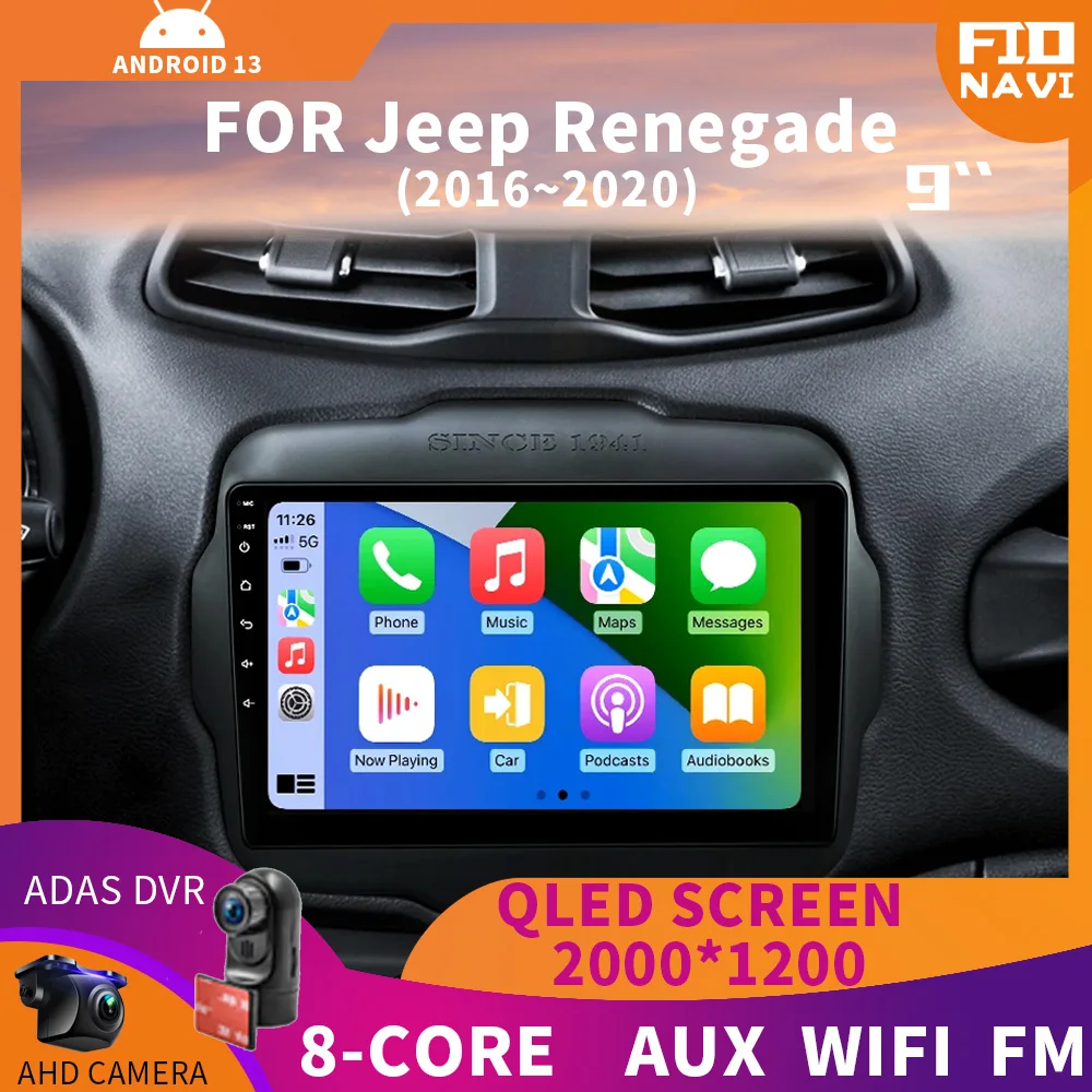 Android-13-Multimedia-Player-For-Jeep-Renegade-2016-2020-Wireless ...