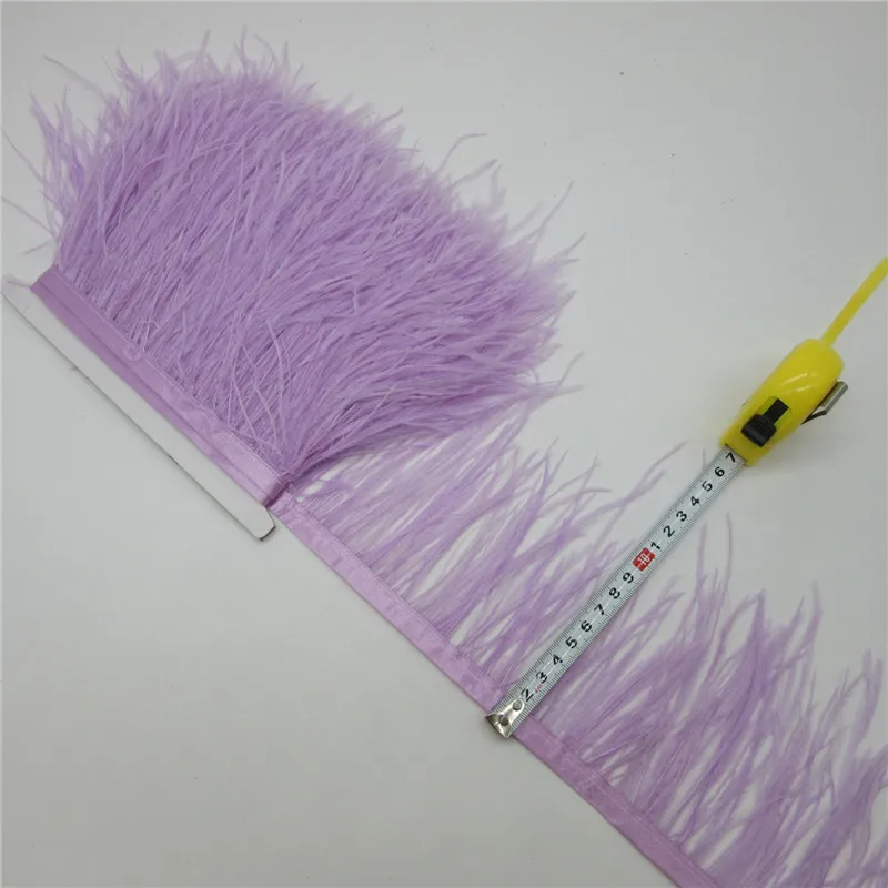 PLUME DE DECORATION,YELLOW-2 yards--Plumes'autruche 10 yards avec ruban ...