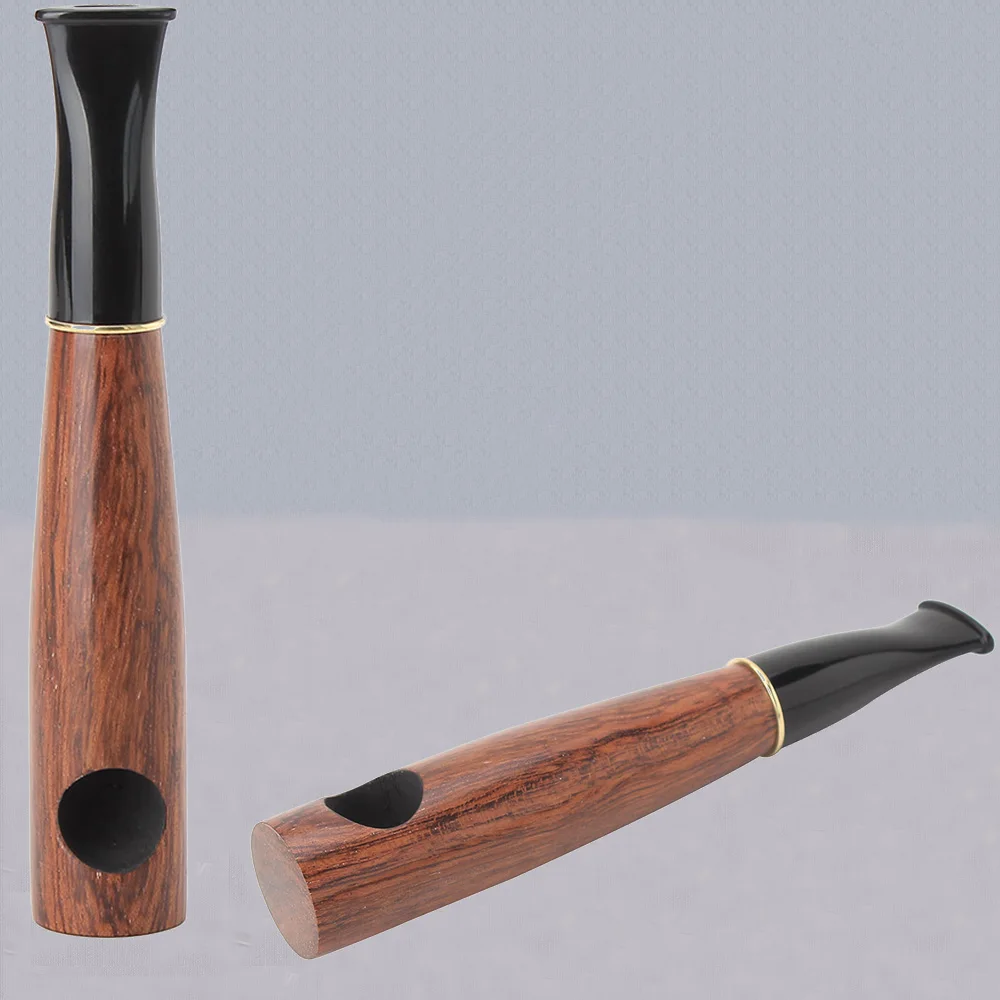 1piece-tobacco-pipe-portable-DIY-pipe-9mm-flue-Straight-handle-solid ...