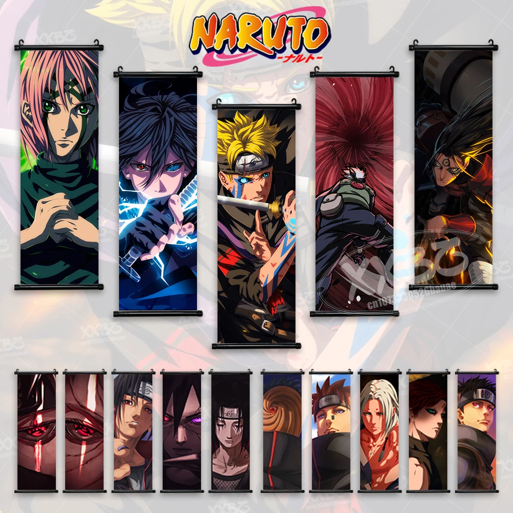 Naruto Anime Poster Home Decoration Canvas Gaara Scroll Pictures Wall ...