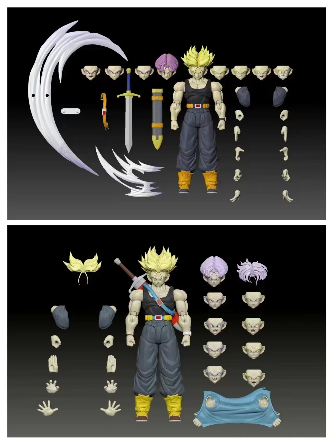 Figura coleccionable móvil Dragon Ball Tonsenarttoys Tangsen Mushroom Torankusu Shf regalo ...