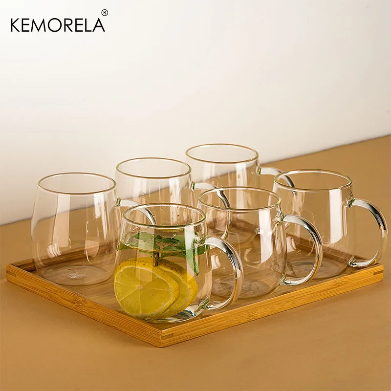 4PCS-Premium-Glass-Coffee-Mugs-with-Handle-Transparent-Tea-Glasses-for ...