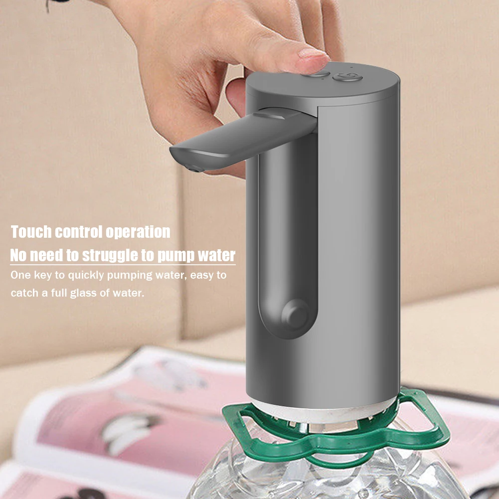 Mini Barreled Water Electric Pump USB Charge Drinking Water Bottle Pump ...
