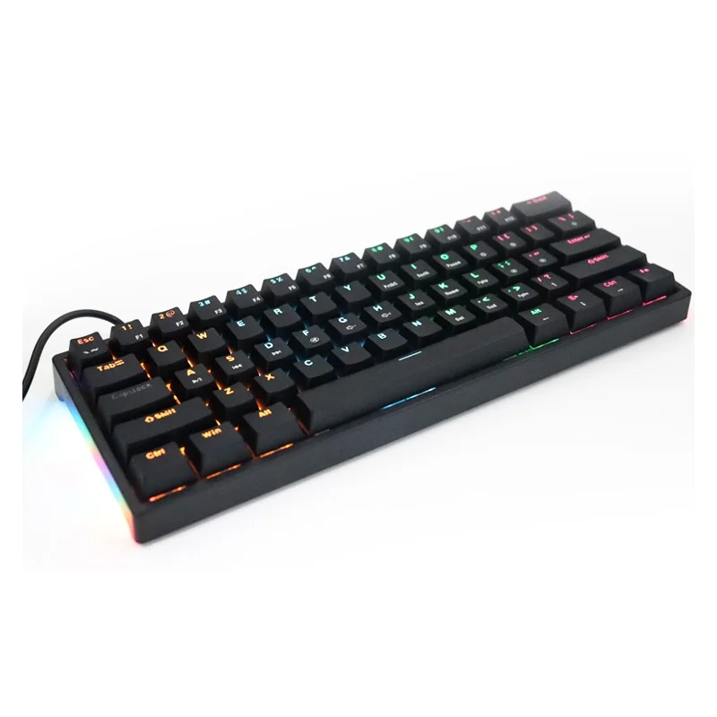 K61-Wired-60-Mechanical-Gaming-Keyboard-9-RGB-Backlit-Ultra-Compact-Hot ...
