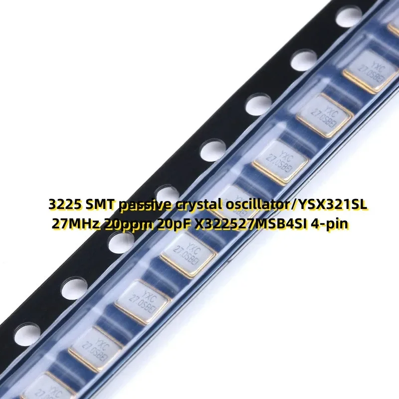 10PCS 3225 SMT passive crystal oscillator/YSX321SL 27MHz 20ppm 20pF ...