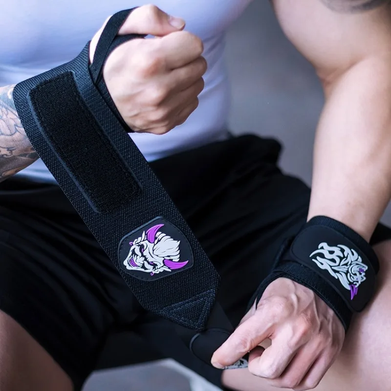 1-Pair-Wrist-Wraps-Cool-Demon-Weight-Lifting-Wrist-Support-for-Gym ...