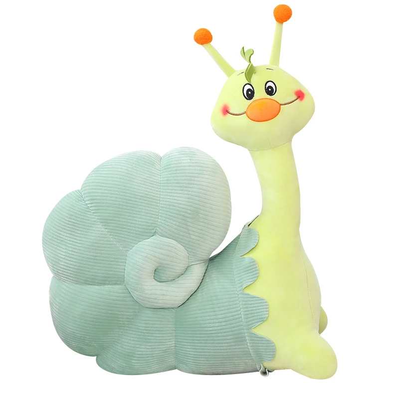 Hot 1pc 25cm/40cm/50cm Cartoon Snail Plush Toys Cushion Fancy Pillow ...