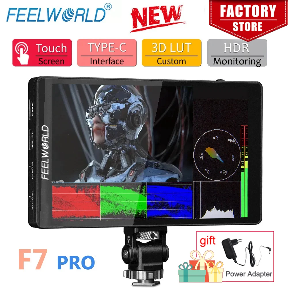 FEELWORLD-F7-PRO-7-Inch-Touch-Screen3D-LUT-DSLR-Camera-Field-Director ...