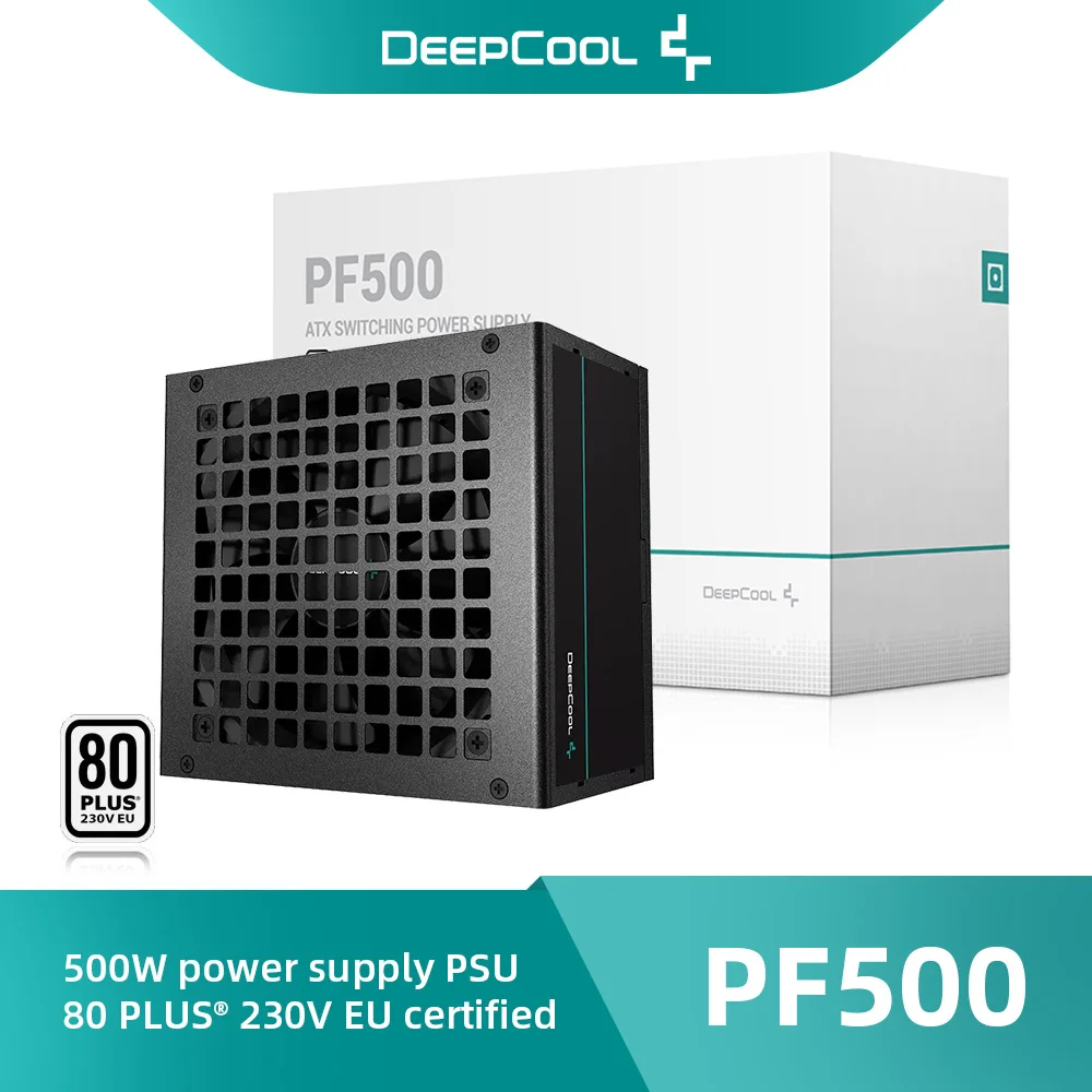 DeepCool-PF500-80PLUS-230V-EU-Certified-Computer-Power-Unit-500W-85 ...