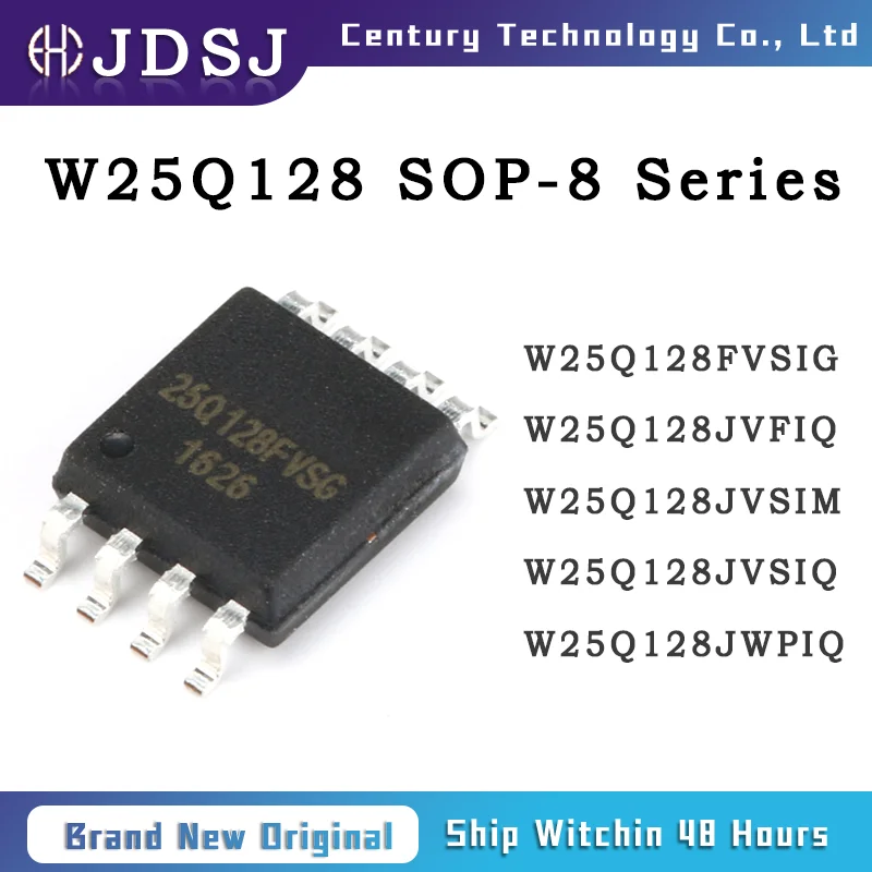 5PCS-W25Q128FVSIG-W25Q128JVFIQ-W25Q128JVSIM-W25Q128JVSIQ-W25Q128JWPIQ ...