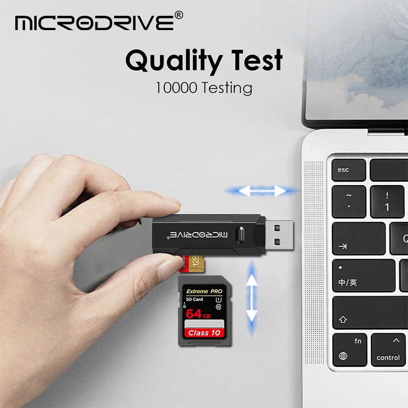 Microdrive Slot On A Desktop