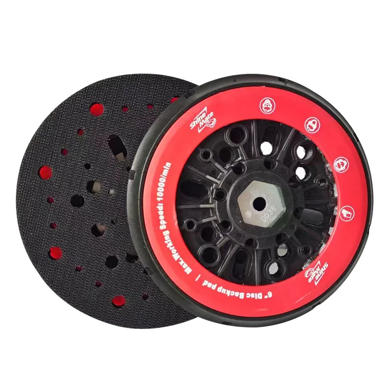 Electric Sandpaper Machine Tray 6 "150mm Dry Grinder Disc Base 8mm ...