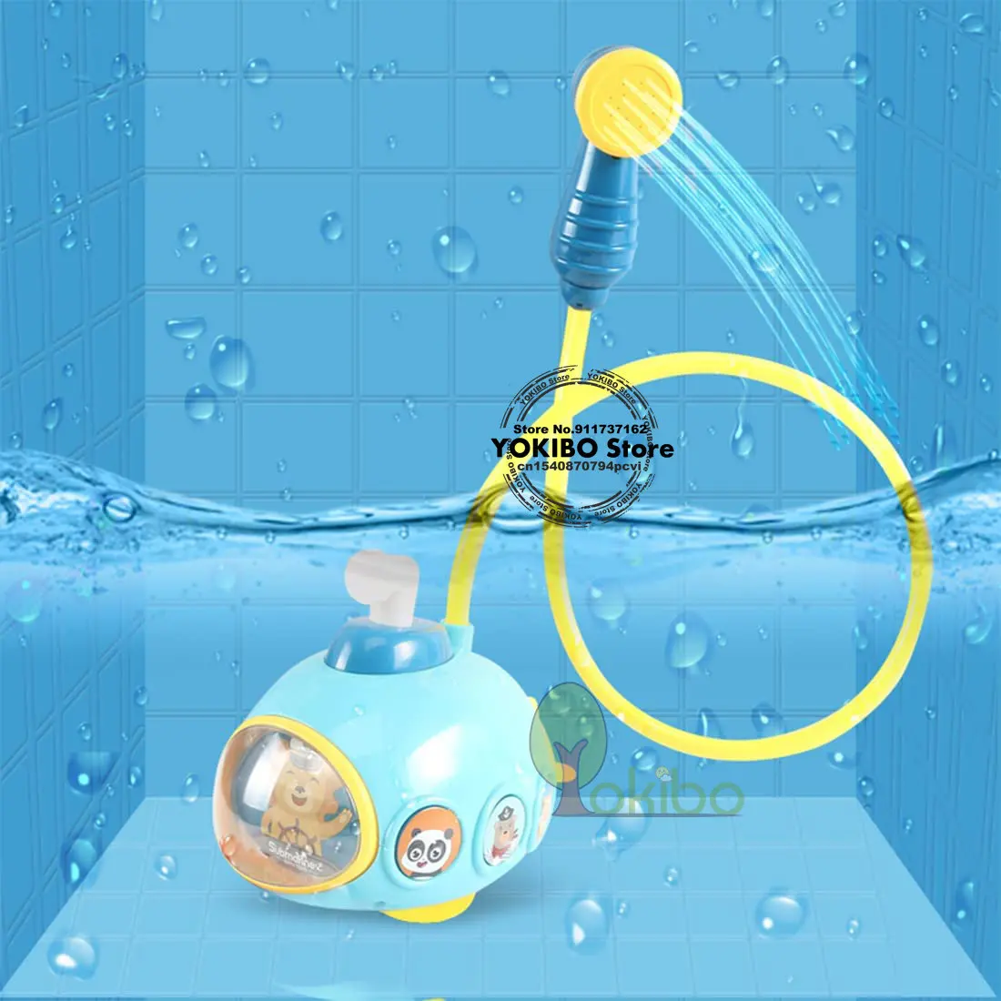 Baby-Bath-Toys-for-Kids-Submarine-Shower-Toys-Water-Toys-Spray-Water ...