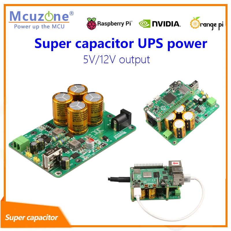 Super capacitor based UPS power for Raspberry Pi and embedded system,7 ...
