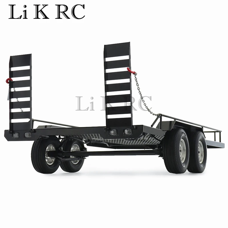 1-10-Dual-Axle-Metal-Truck-Trailer-for-RC-Crawler-SCX10-II-III-90046 ...