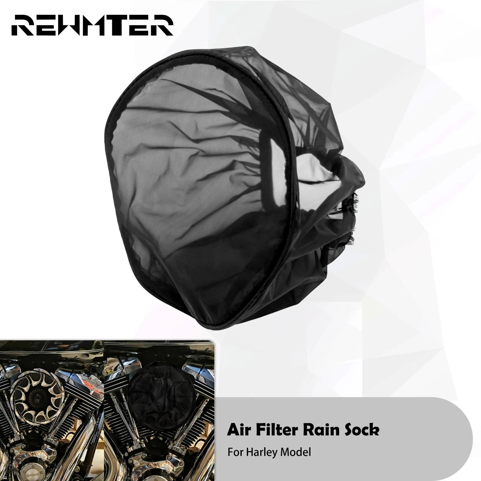 Motorcycle-Waterproof-Air-Filter-Rain-Sock-Dustproof-Protective-Cover ...