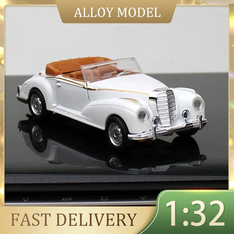 1-32-Alloy-Retro-Convertible-Vintage-Car-Diecast-Mini-Model-Metal-Toy ...