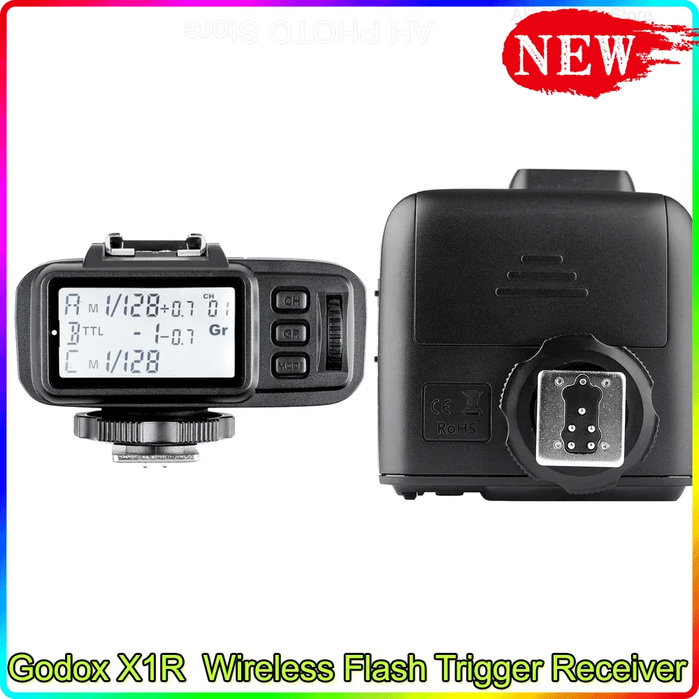 Godox receptor inalámbrico X1R C, X1R N, X1R S, TTL, 2,4G, Compatible con X1T C/N/S, XPRO C/N/S ...