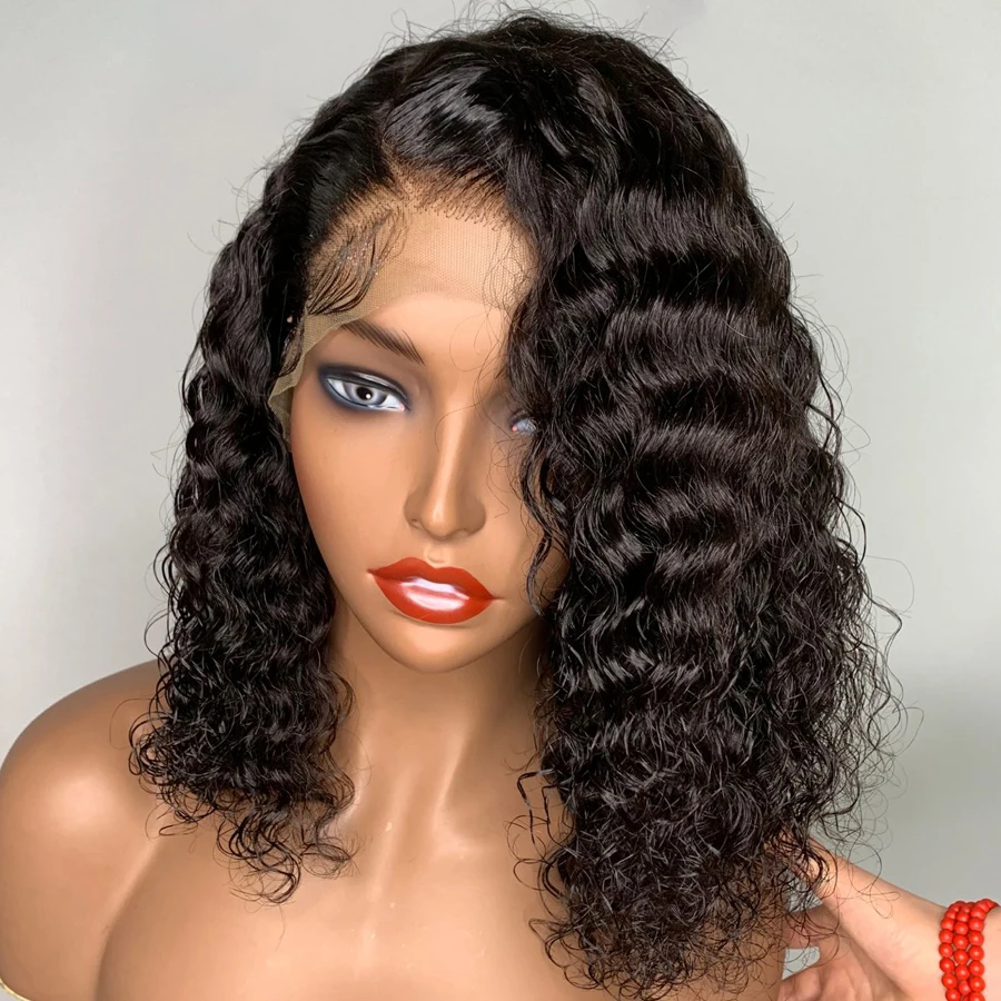 13x1-Side-Part-Lace-Wig-for-Women-Brazilian-Pre-Plucked-Water-Wave ...
