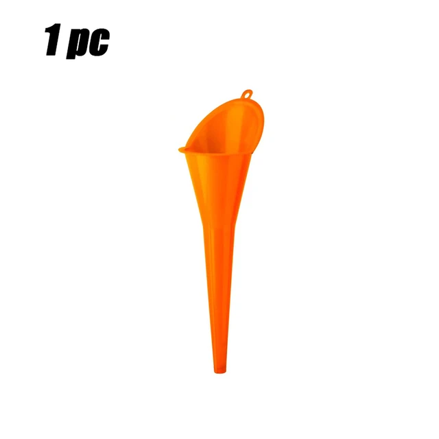 5pcs Motorcycles Car Oil Funnel Long Mouth Funnel Portable Refueling ...