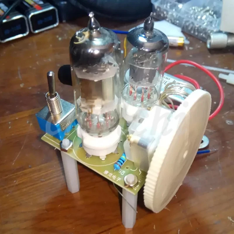 Super regeneration electronic tube radio kit, FM radio kit, 6J1+2P2 ...