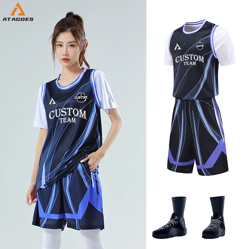Adult Basketball Jersey In White And Hot Pink Custom Women'S Basketball ...